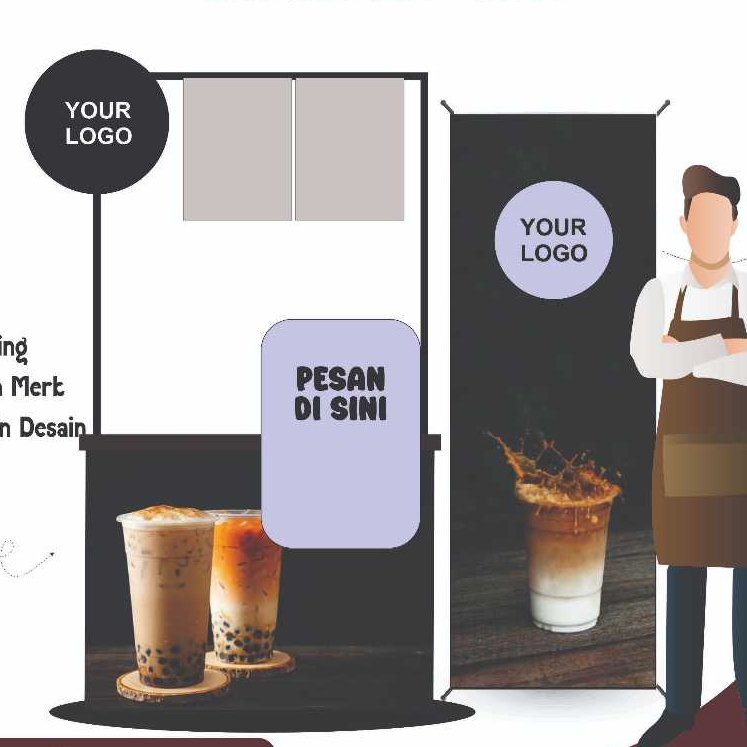 Jual BOOTH PORTABLE UKURAN 1 meter/ ROMBONG LIPAT/ BONGKAR PASANG POLOS ...