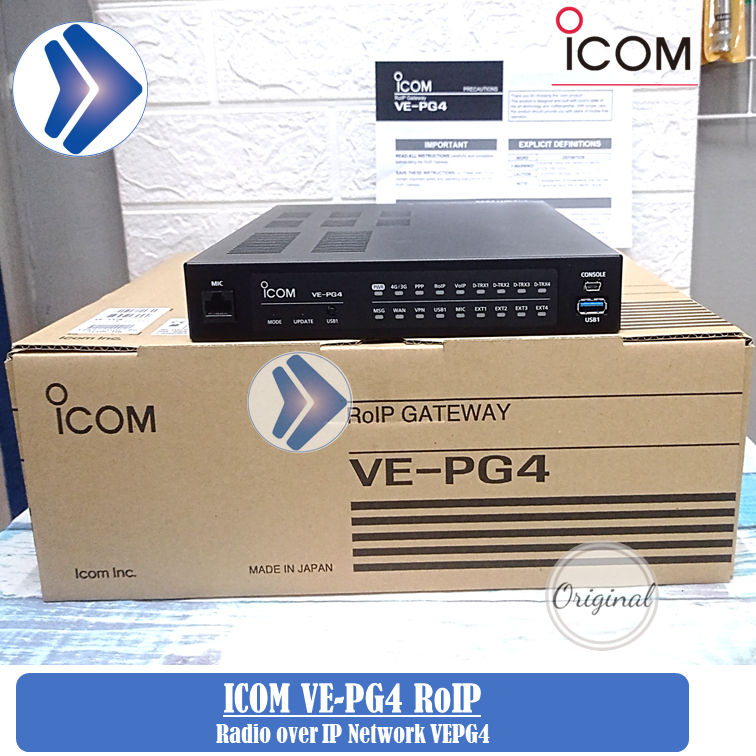 Jual Icom VE-PG4 RoIP Gateway Ori Baru HT Rig Radio over IP network VEPG4 | Shopee Indonesia