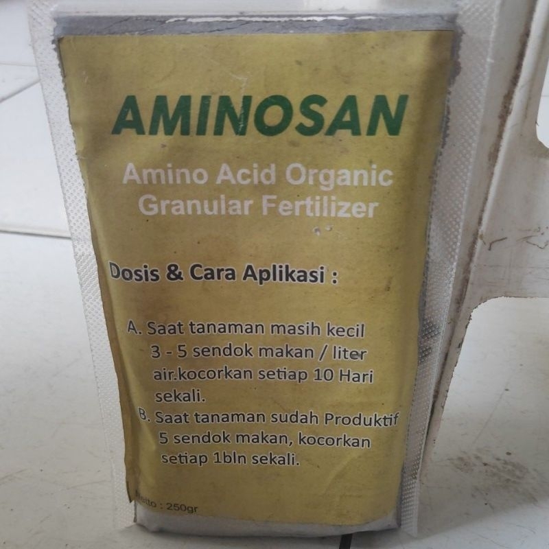 Jual Pupuk Organik Aminosan/asam amino 250 gr | Shopee Indonesia