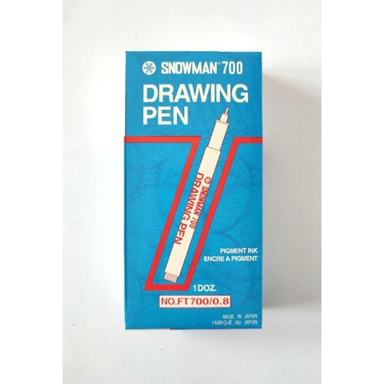 Jual PULPEN DRAWING SNOWMAN 0.8 NO. FT 700 | Shopee Indonesia