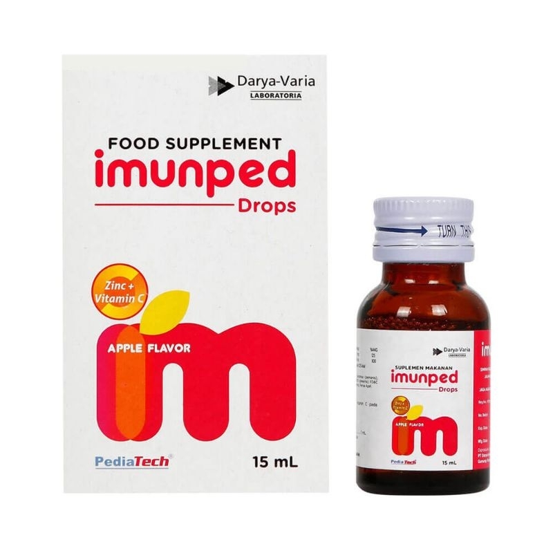 Jual Imunped drop 15 ml vitamin suplement makanan balita | Shopee Indonesia