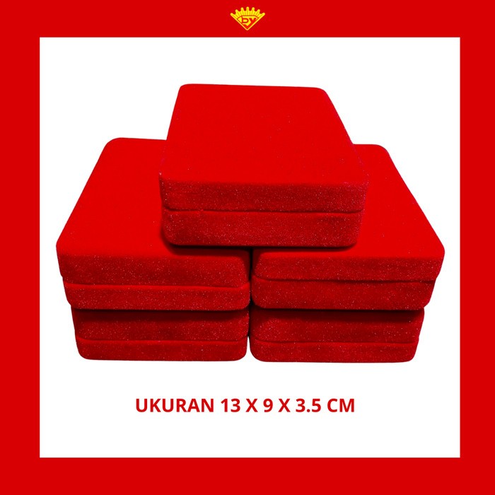Jual Box kotak Logam Mulia Beludru Premium dengan tali pengikat Dan per ...