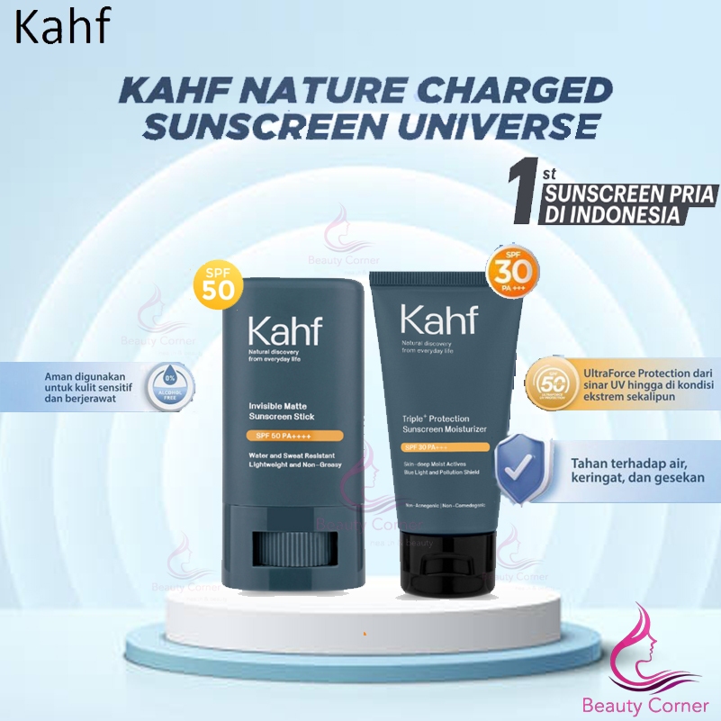 Jual Kahf Triple Protection Sunscreen Moisturizer SPF 30 PA ...