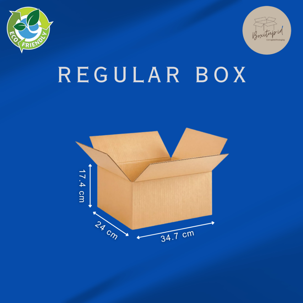 Jual Kotak Karton Kardus 34.7 x 24 x 17.4 cm Regular Box A1 Standard ...