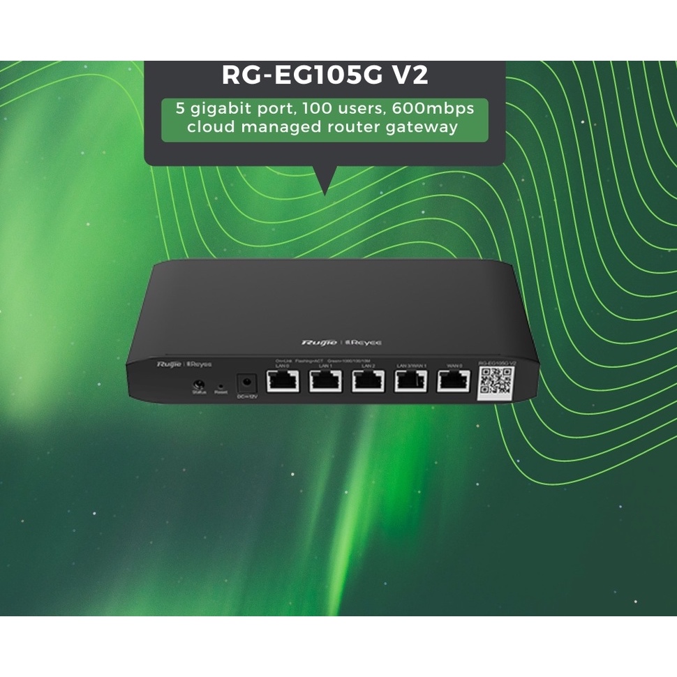 Jual RUIJIE REYEE RG-EG105G V2 5-PORT GIGABIT CLOUD MANAGE ROUTER GATEWAY | Shopee Indonesia