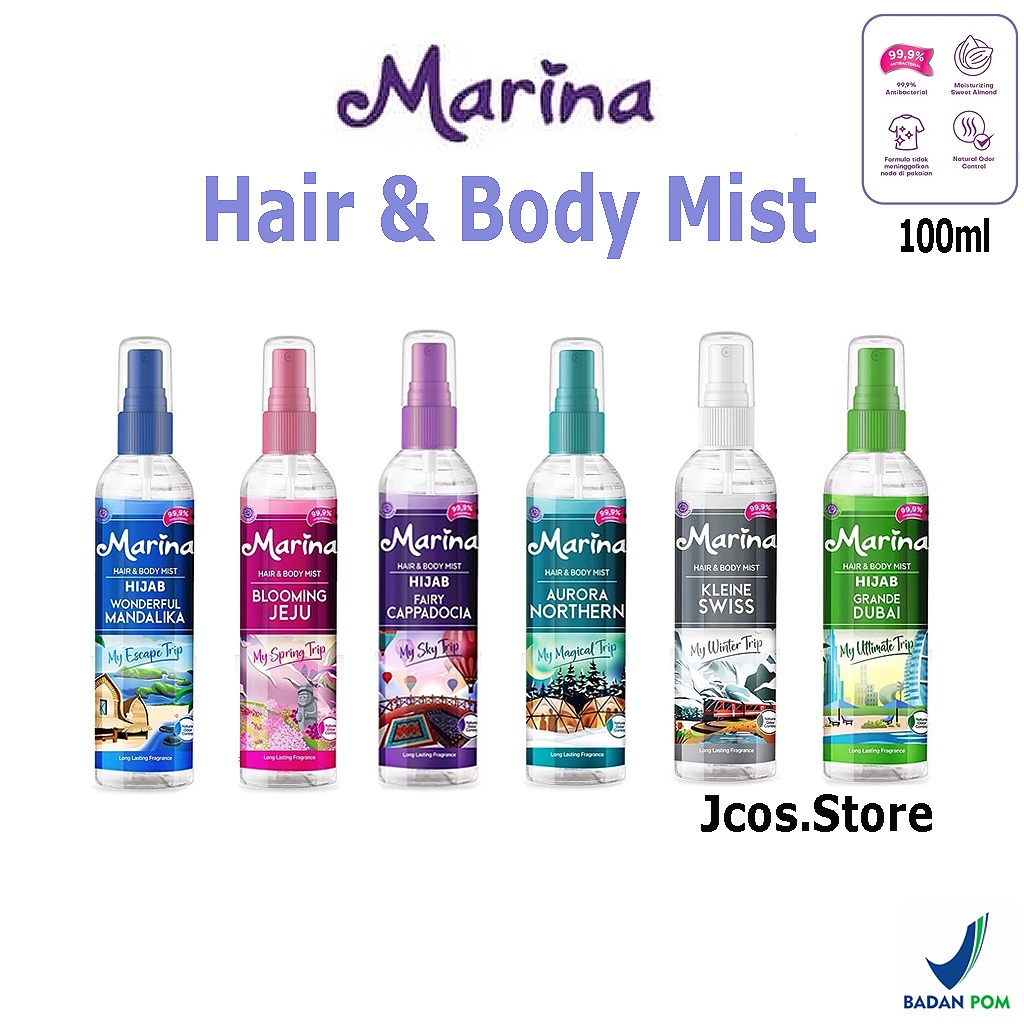 Jual Marina Body Mist Cologne 100 ml - Parfume | Shopee Indonesia