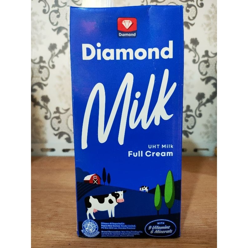 Jual Susu UHT Diamond Milk Full Cream 1 Liter | Shopee Indonesia