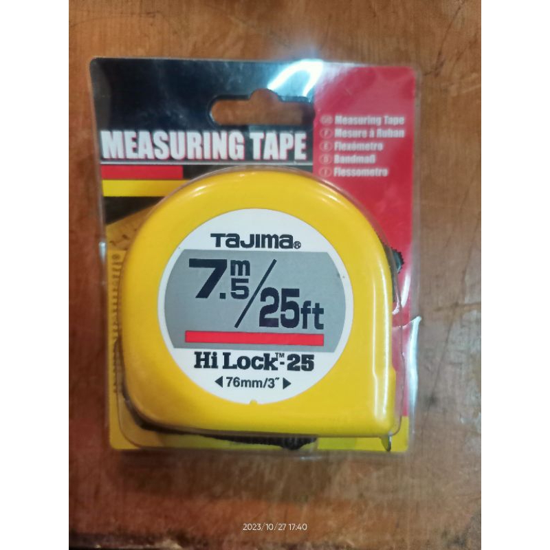 Jual Meteran Tajima 7.5 meter Original Made in Japan | Shopee Indonesia