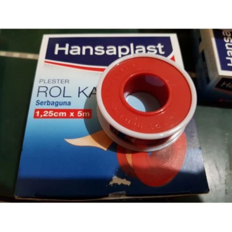 Jual Hansaplast plester roll kain 500cm (1box = 10pcs)/exp 2027 | Shopee Indonesia