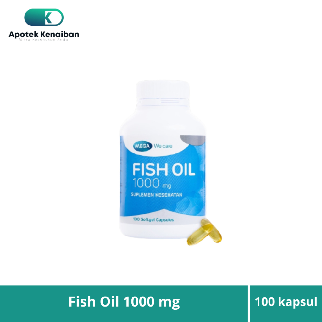 Jual FISH OIL 1000 MG ISI 100 KAPSUL MEGA WE CARE | Shopee Indonesia