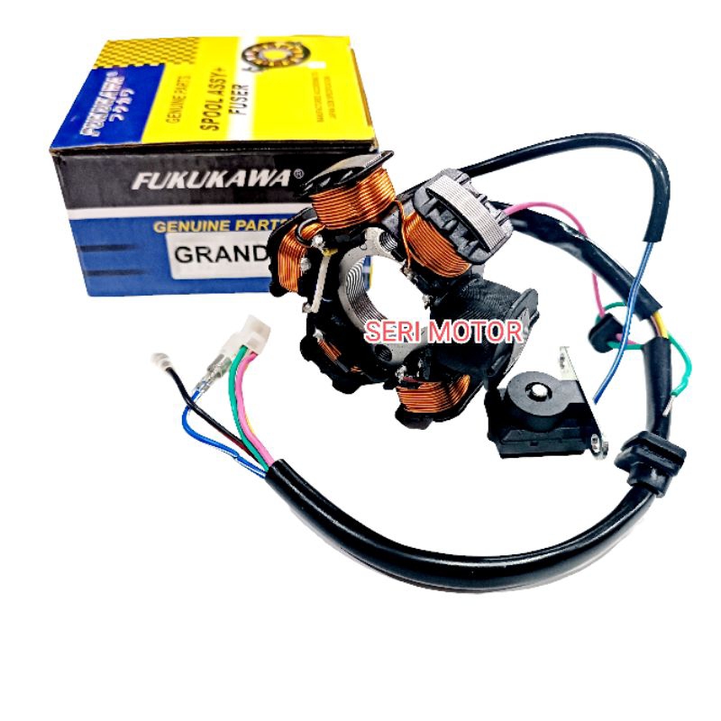 Jual Spull stator pengapian fukukawa genuine parts Honda Grand | Shopee ...