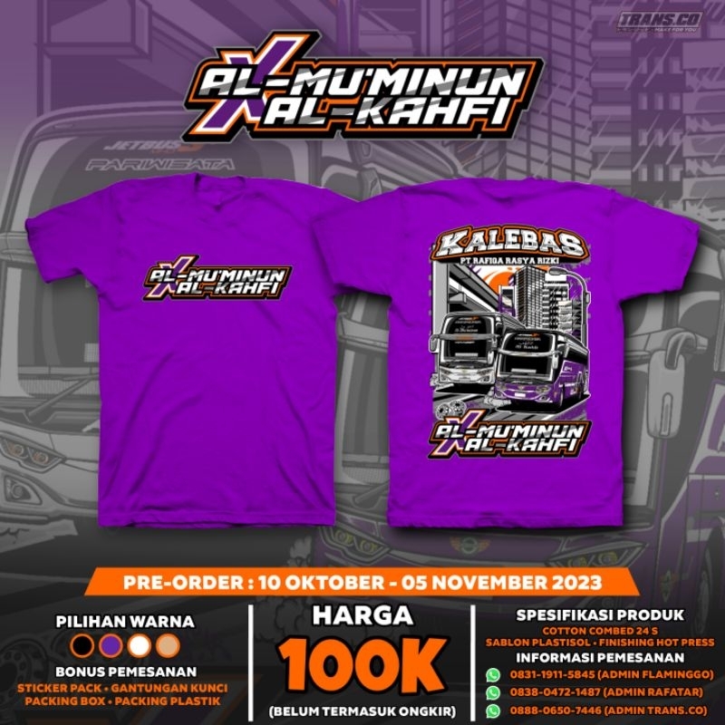 Jual KAOS BUS KALEBAS FLAMINGGO | Shopee Indonesia