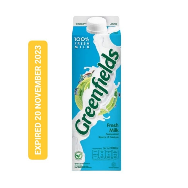 Jual Greenfields Fresh Milk kemasan 1000ML tutup Botol Susu ...