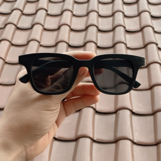 Jual KACAMATA VINCENT - FULL BLACK FRAME DOFF | Shopee Indonesia