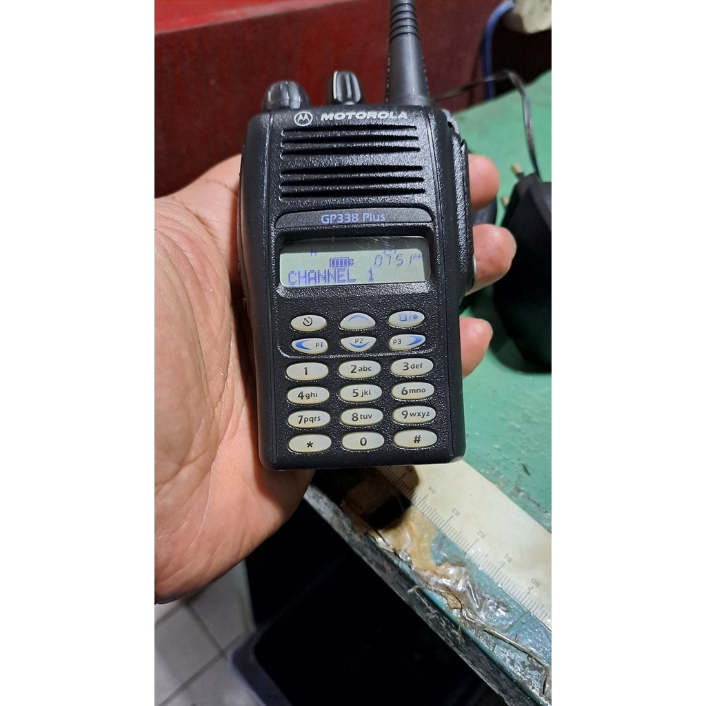 Jual Ht Motorola GP338 Plus bisa connect dengan wln kdc1 Frekuensi UHF ...