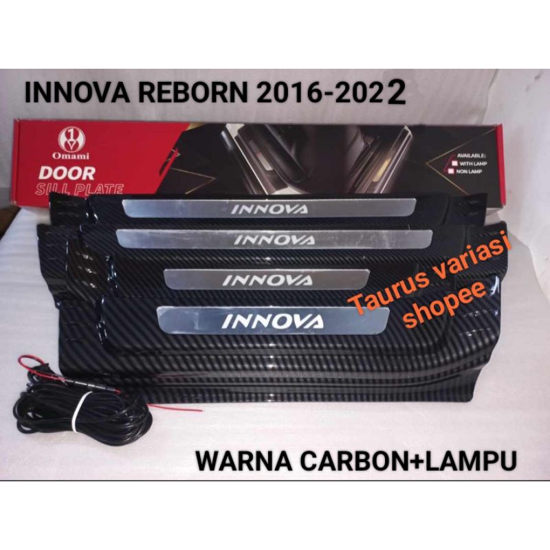 Jual Silplate Sill Plate Samping Pintu Mobil Toyota Innova Inova Reborn ribon 2016 sampai 2024 ...