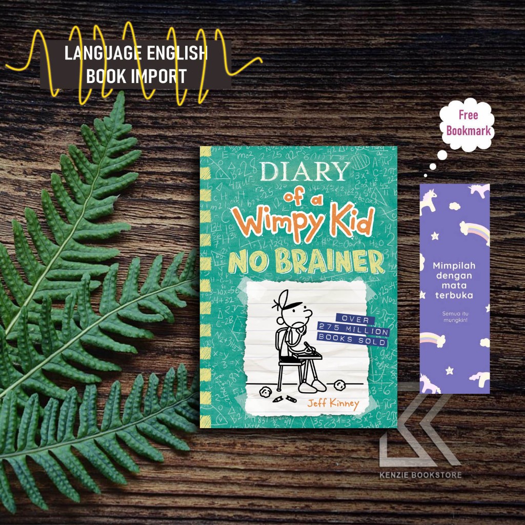 Jual No Brainer (Diary of a Wimpy Kid Book 18) By Jeff Kinney | Shopee ...