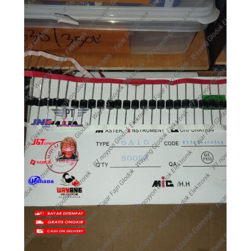 Jual Dioda 6A10 Roll Renceng Diode 6 Ampere 1000 volt | Shopee Indonesia