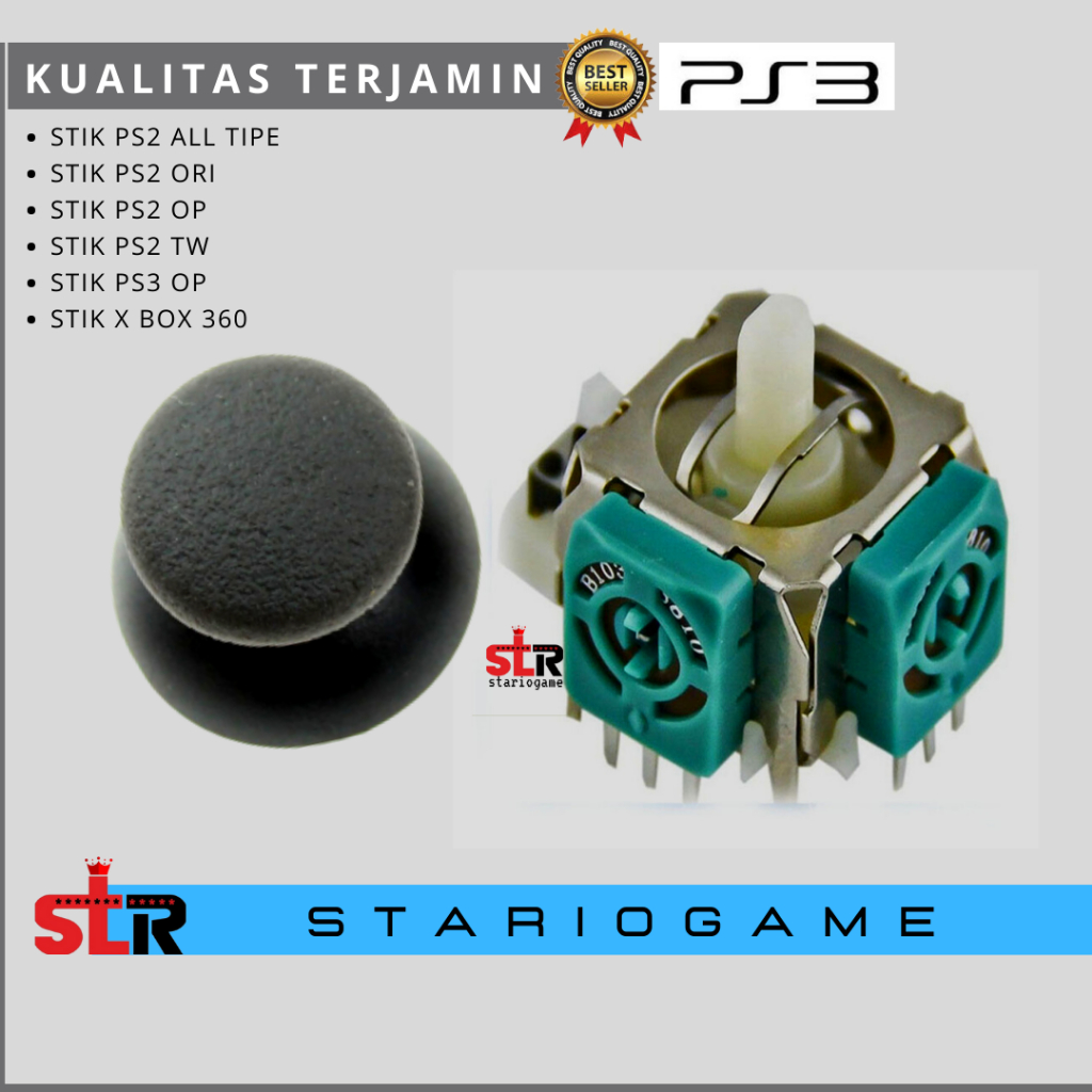 Jual Analog stik ps2 ps3 tiang plastik Analog stick ps2 ori ps2 op ps2 ...