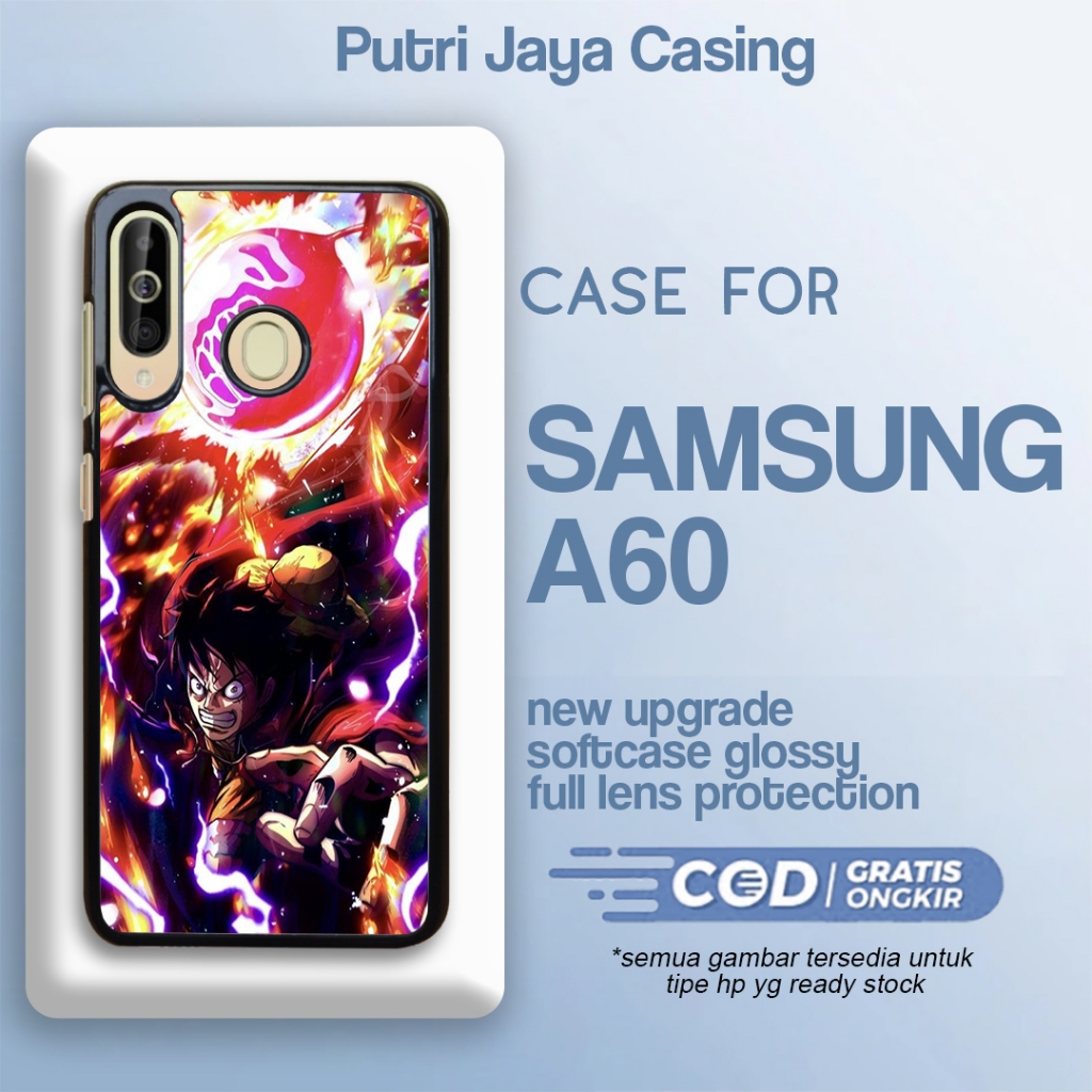 Jual case samsung a60 4g terbaru aesthetic anime one piece luffy design ...