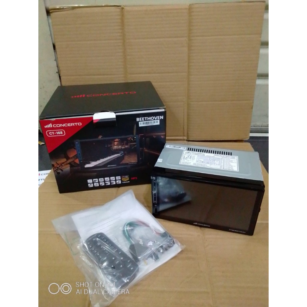Jual Head Unit MP5 Concerto Layar 7 Inch Bethoven CT 168 -Deckless ...