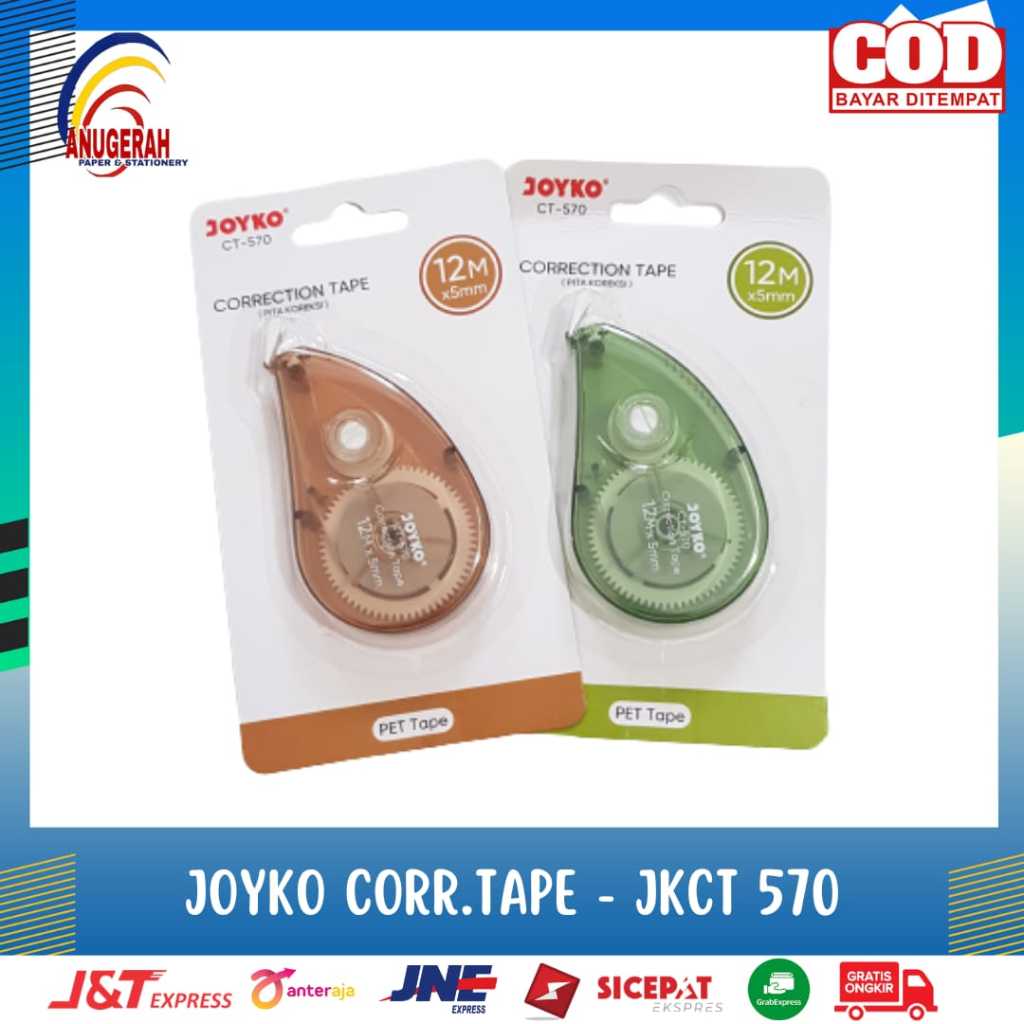 Jual CORRECTION TAPE JOYKO CT-570 (PCS) | Shopee Indonesia