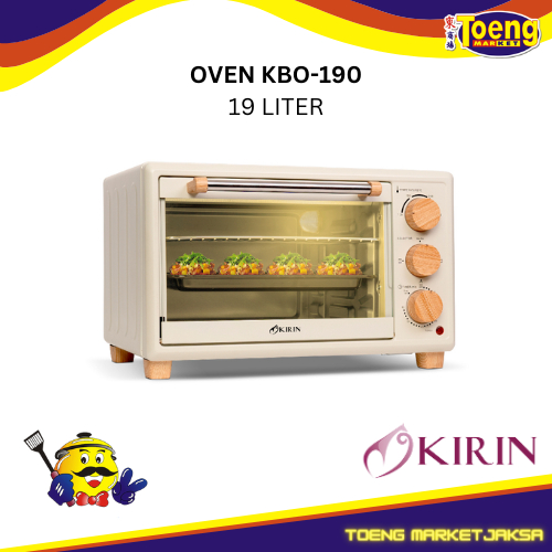 Jual OVEN LISTRIK 19LTR KBO-190 WHITE KIRIN | Shopee Indonesia