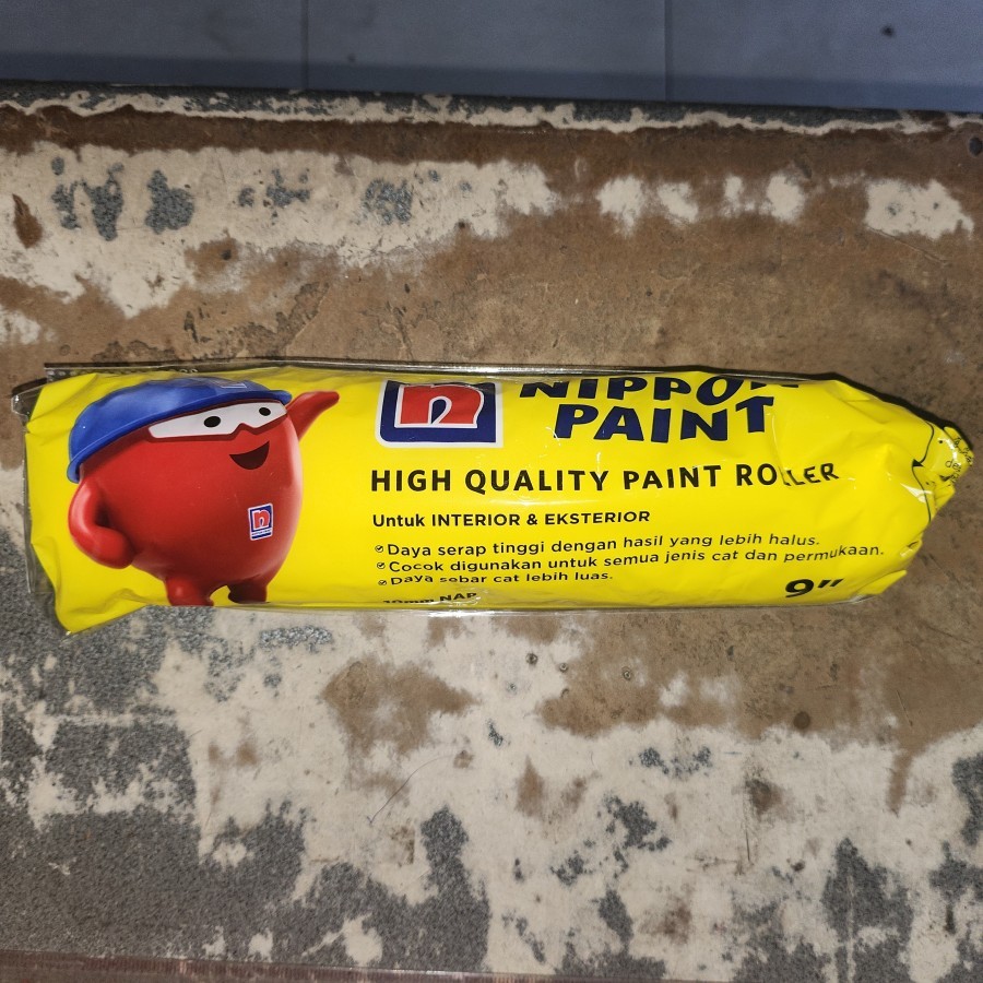 Jual Kuas Rol roll NIPPON cat tembok besar 9 inch 230MM REFILL refil ...
