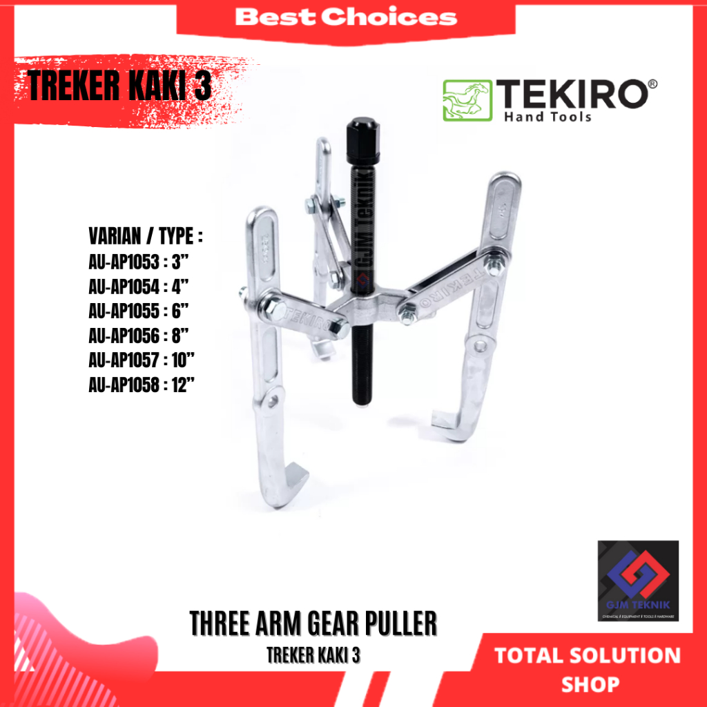 Jual Treker kaki 3 tekiro 6 inchi - Three arm puller tekiro - murah ...