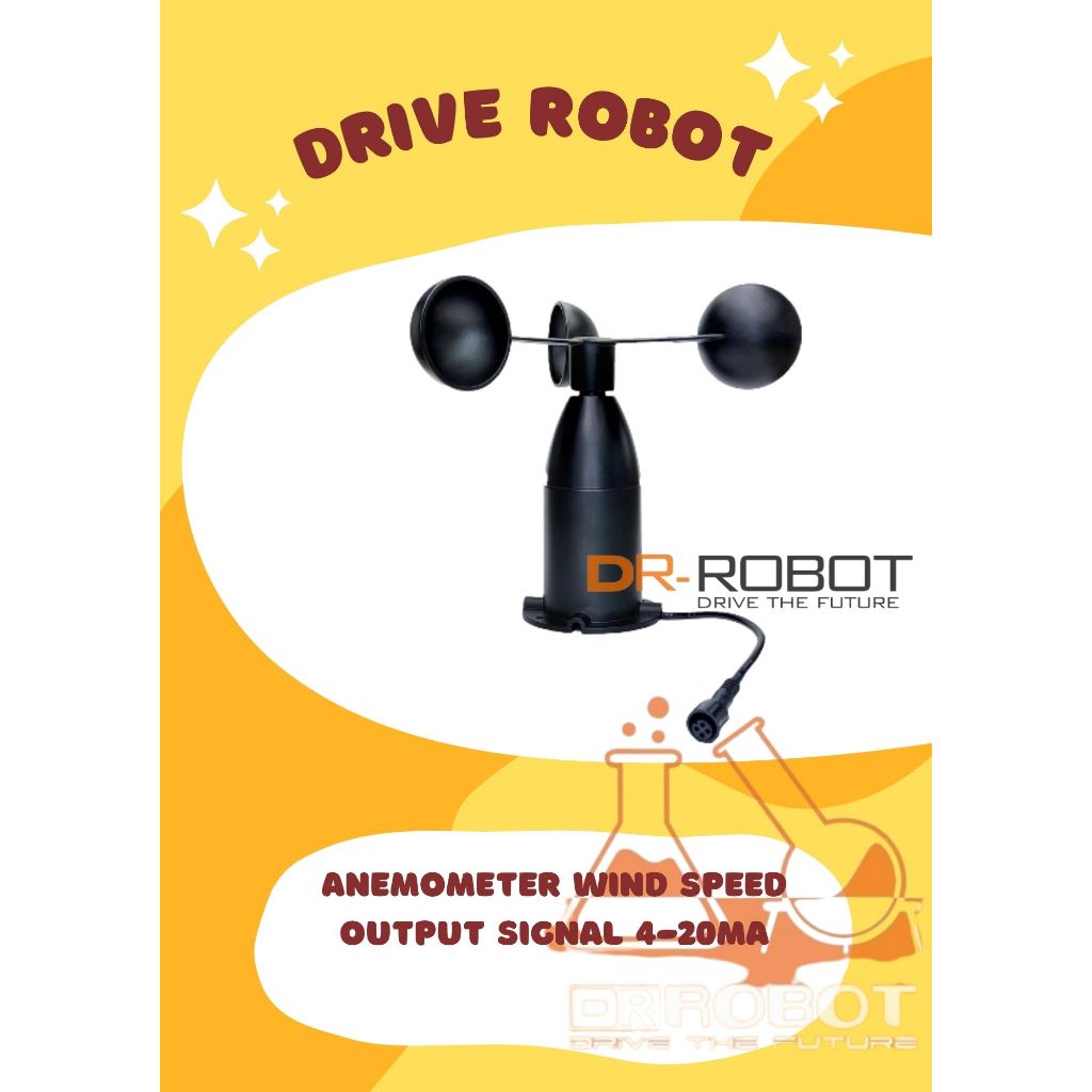 Jual Sensor Kecepatan Angin Anemometer Wind Speed Aluminum 0 5v Atau 4