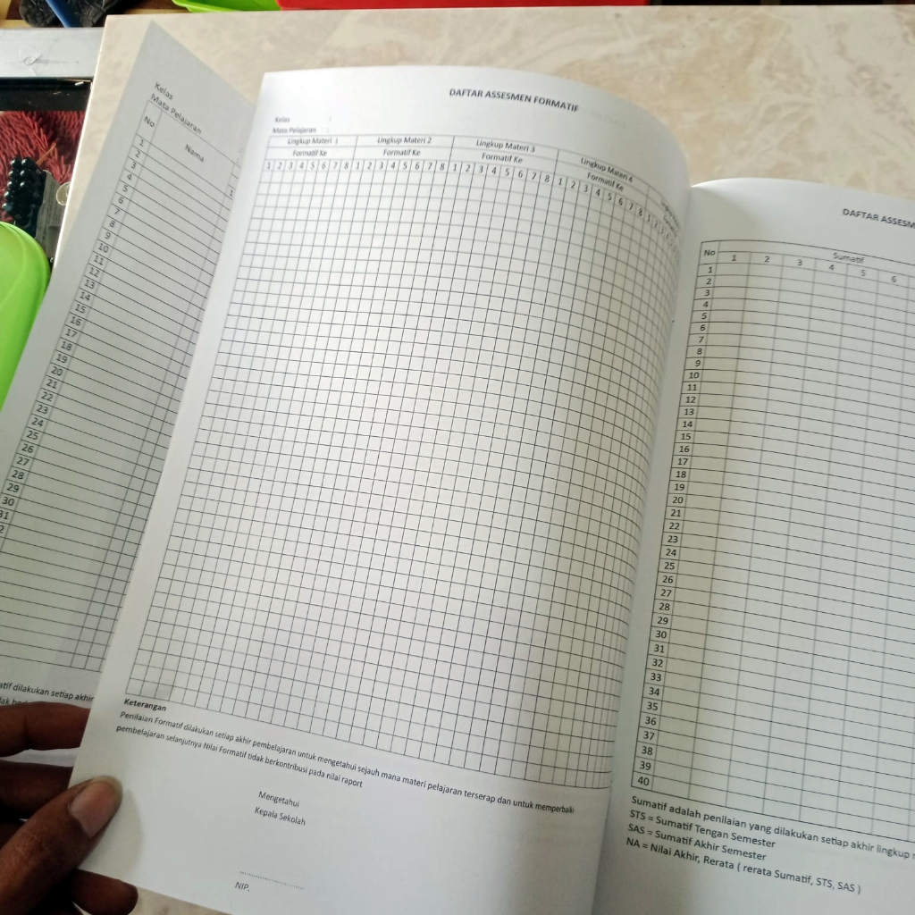 Jual Buku Daftar Nilai Kurikulum merdeka untuk SD | Shopee Indonesia