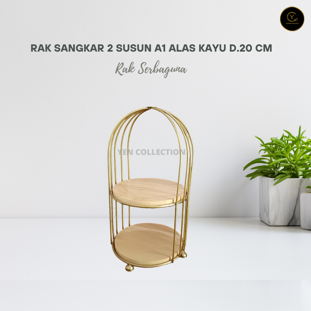 Jual RAK SANGKAR 2 SUSUN A1 - RAK SANGKAR - RAK BESI DAN KAYU - RAK ...