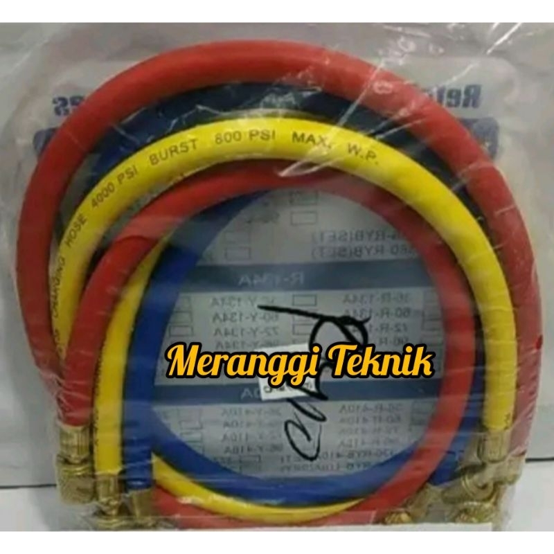 Jual id4276 Selang manifold AC manivol R410a R32 selang analizer set 3 ...