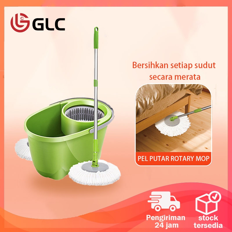 Jual Spin Mop / Super Mop Stainless / Alat Pel Putar/Pengepel Lantai ...