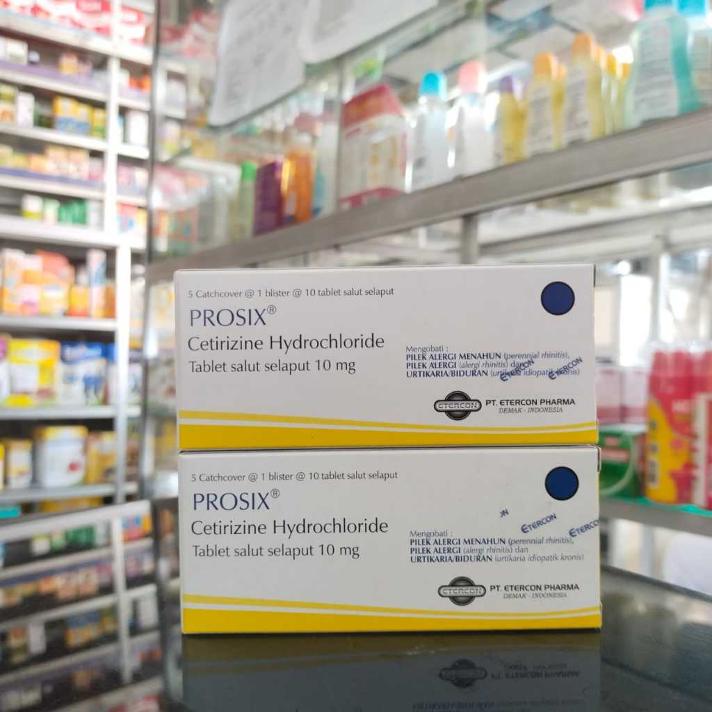 Jual PROSIX 1 STRIP@10 TABLET obat alergi obat gatal | Shopee Indonesia