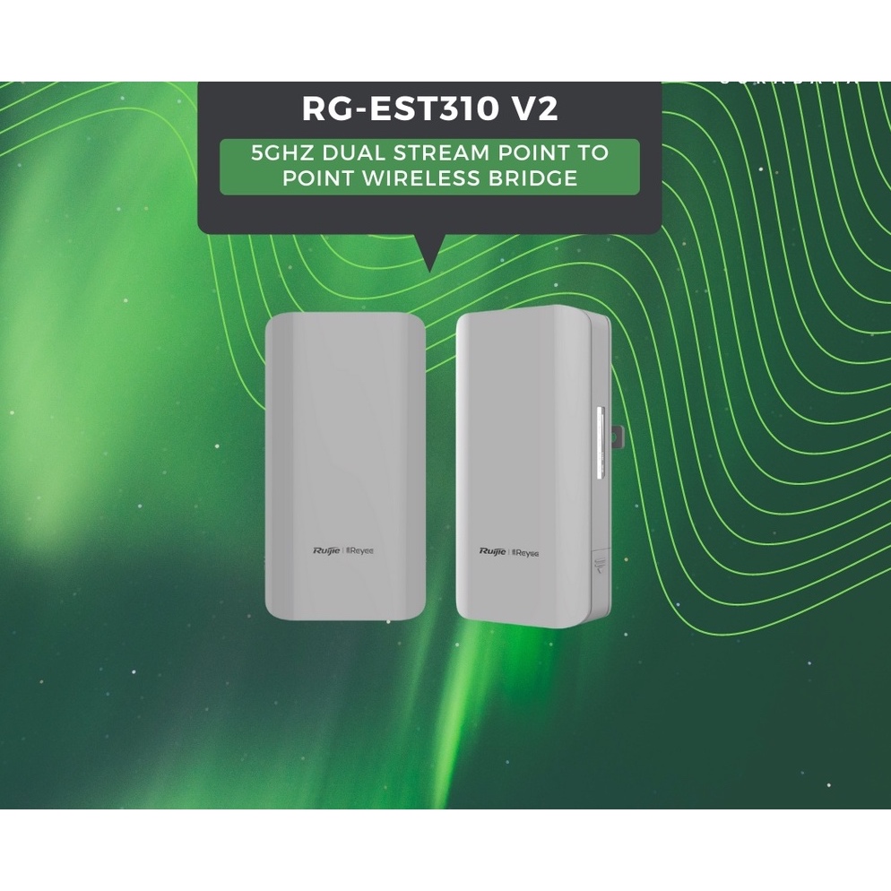Jual RUIJIE REYEE RG-EST310 V2 5GHZ PTP WIRELESS BRIDGE | Shopee Indonesia