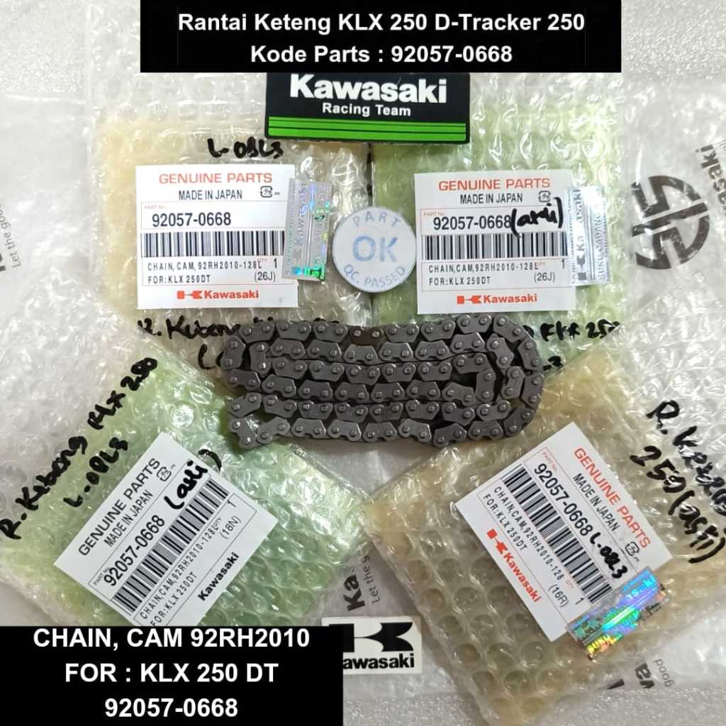 Jual 2057 0668 Rantai Keteng kamprat Chain,Cam KLX 250 Dtracker ...
