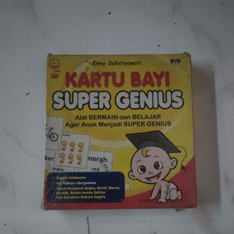 Jual Kartu Bayi Super Genius Alat Bermain dan Belajar Agar Anak Menjadi ...
