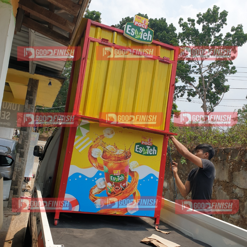 Jual FREE NEONBOX 30 CM ! Booth Container / Booth Kontainer / Gerobak Jualan / Gerobak Container ...