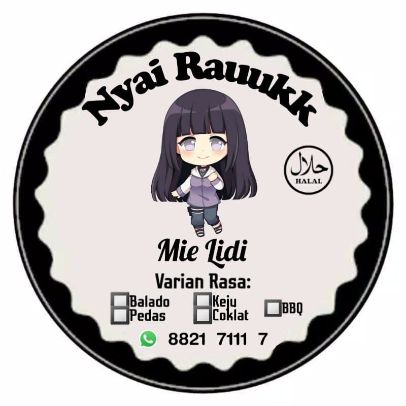 Jual STIKER PRODUK KEMASAN CEMILAN / MAKANAN BOX / SNACK / SNACK BOX ...