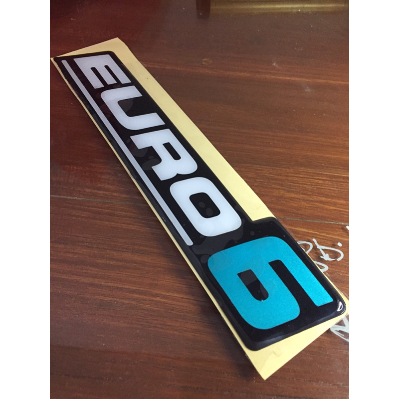Jual stiker EURO 6 sticker timbul stiker EURO emblem lentur | Shopee ...