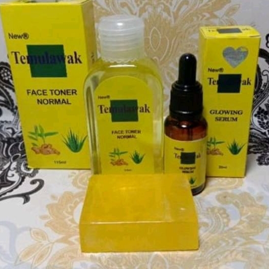 Jual paket temulawak 3in1(toner new,serum glowing,sabun) | Shopee Indonesia