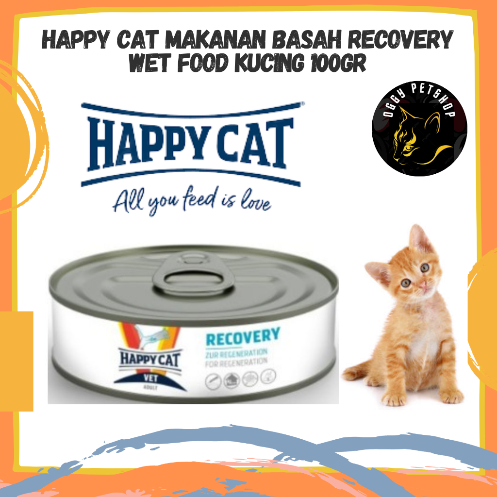 Jual HAPPY CAT MAKANAN BASAH RECOVERY WET FOOD KUCING MAKANAN BASAH ...