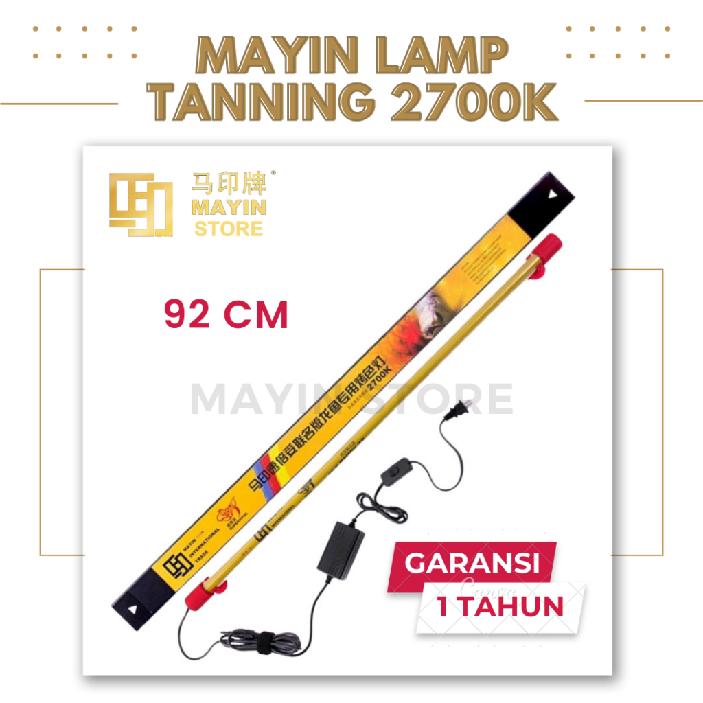 Jual MAYIN LAMP TANNING 2700K 92cm Lampu submersible T5 Aquarium ...