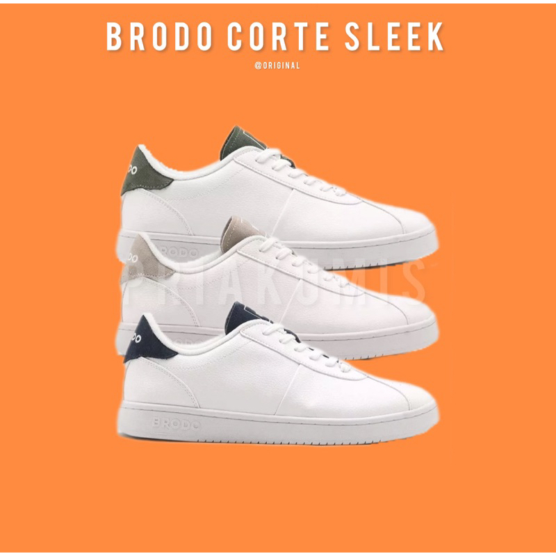 Jual BRODO - Sepatu Brodo Corte Sleek Sneaker Pria Wanita | Shopee ...