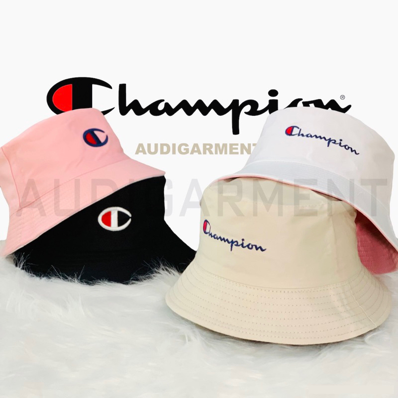 Jual CHAMPION REVERSIBLE BUCKETHAT (UNISEX) / Topi Bucket Bordir ...