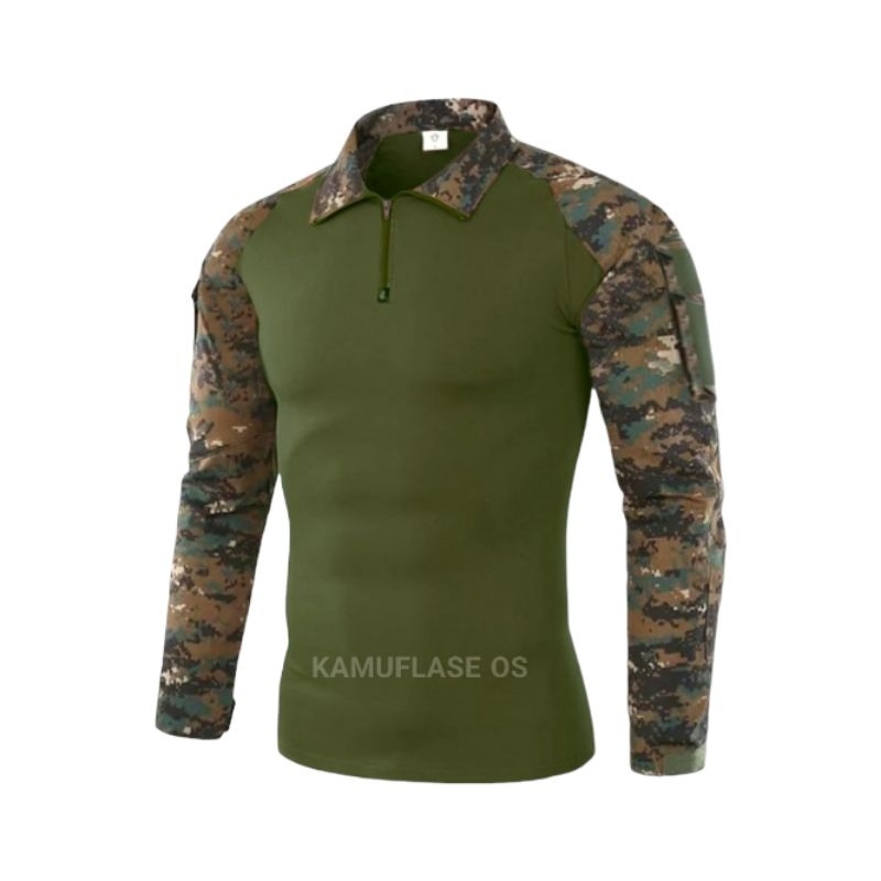 Jual Baju tactical Combat shirt - Kaos bdu army Loreng Marpat Woodland desert Accupat dll ...
