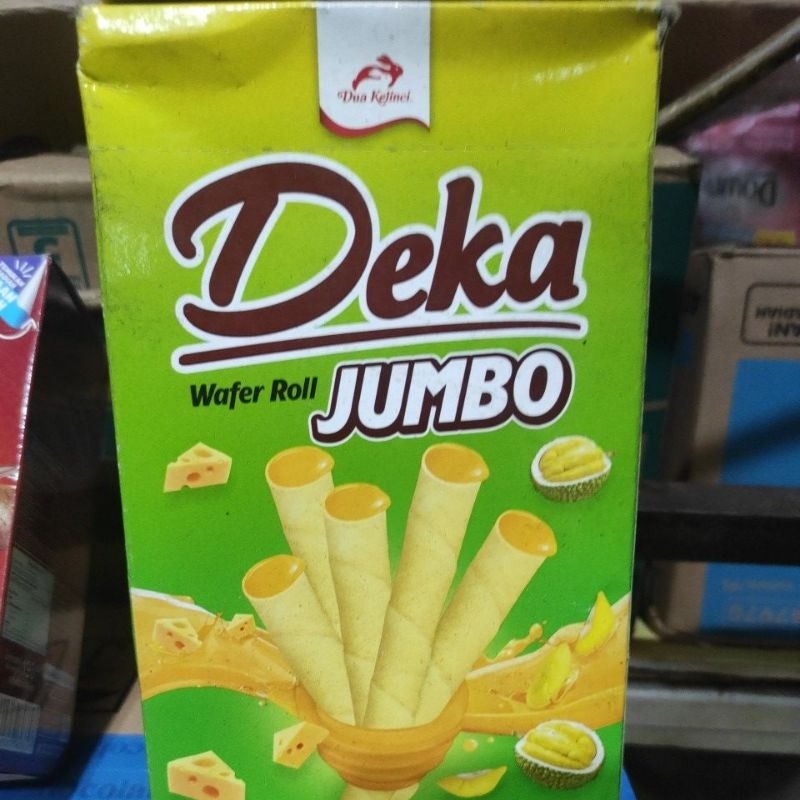 Jual Deka wafer roll jumbo rasa cheesy durian | Shopee Indonesia
