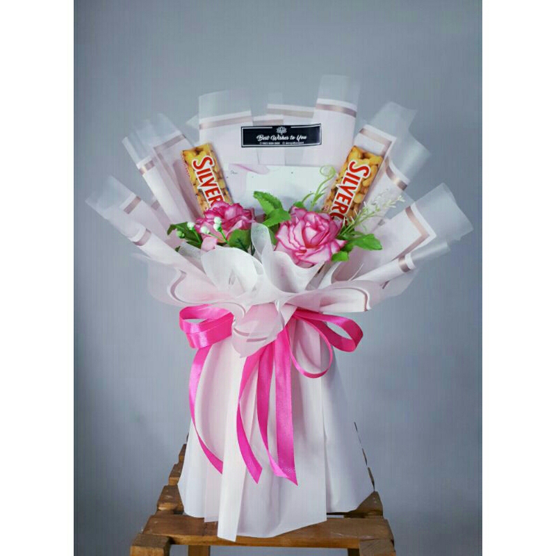 Jual Buket Coklat/Buket Murah/Hadiah ulang tahun/hadiah wisuda | Shopee ...