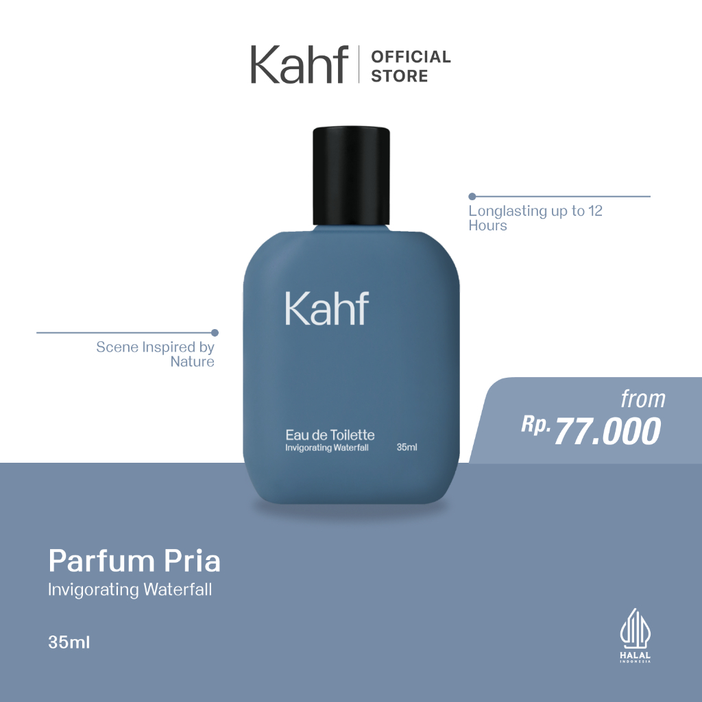 Jual Kahf Invigorating Waterfall Eau de Toilette 35 ml - Parfum Pria ...